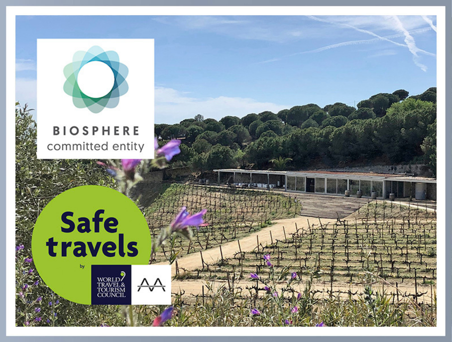 Alta Alella cuenta con los sellos sellos Biosphere y Safe Travels ...
